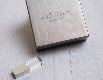 Premium Metallic USB Flash drive presentation box for Photographers | 3XM