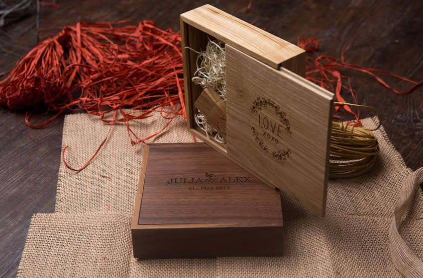 Premium Wood USB flash drive presentation for Photographers | 3XM